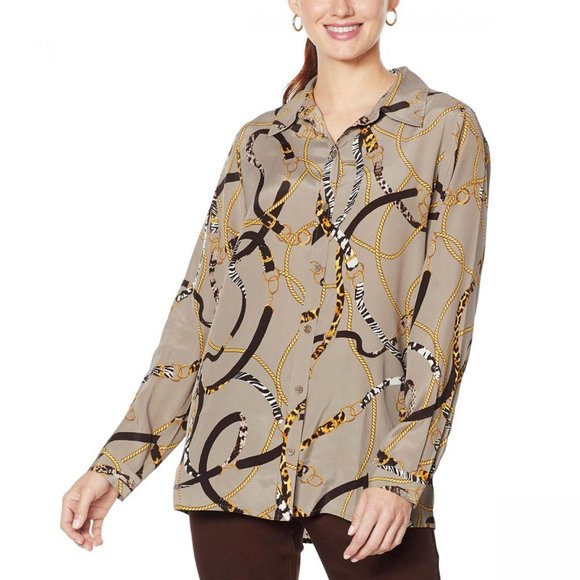 DG2 by Diane Gilman | Tops | Nwt Dg2 By Diane Gilman Long Silkblend ...